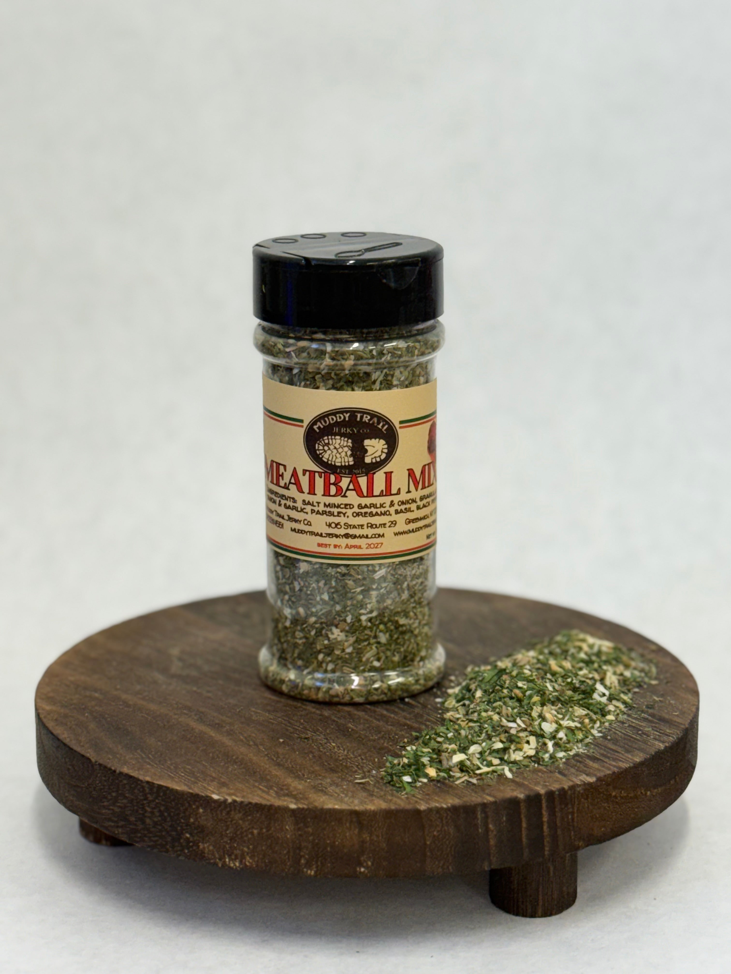 Meatball Seasoning Mix – Muddy Trail Jerky Co